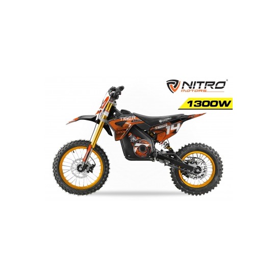 Mini Cross Eco TIGER DELUXE 1300w 48v LITIO 13AH 14/12 reforzada